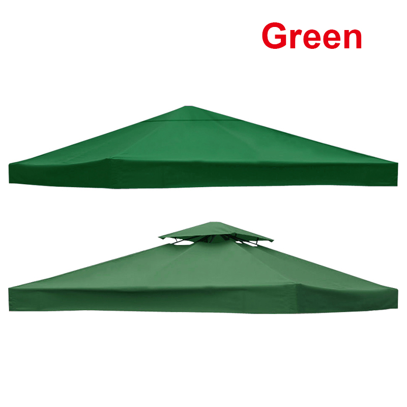 3x3m Gazebo Top Cover Roof 1 Tier 2 Tier Canopy Tent Replacement Fabric ...
